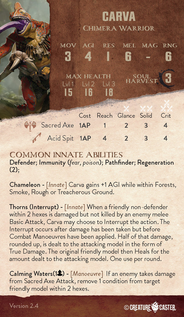Carva – Creature Caster UK